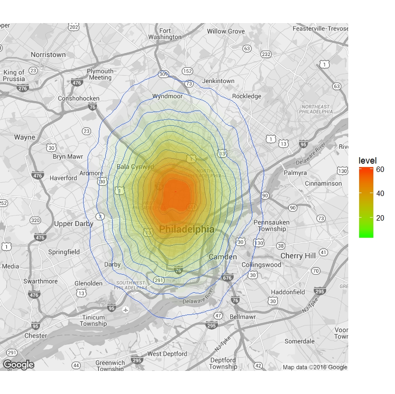 Geographical Heat Maps In R Geographical Heat Maps In R